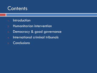 Global Issues - International Policy | PPT