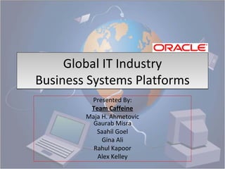 Global It Industry – Oracle | PPT