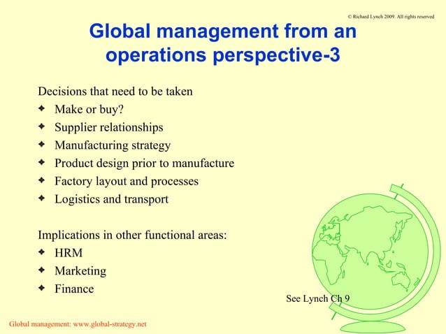 Global Management 4 | PPT