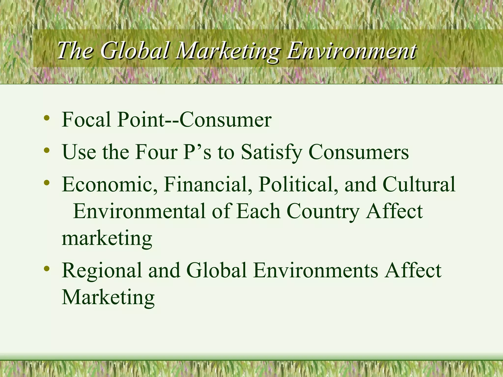 Global Marketing | PPT