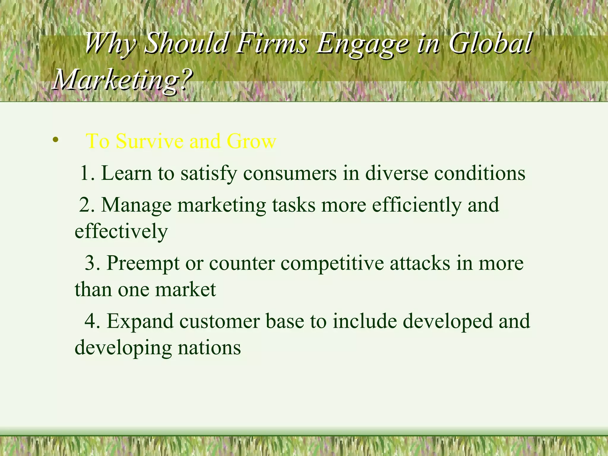 Global Marketing | PPT