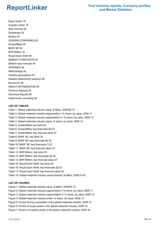 Global Materials | PDF