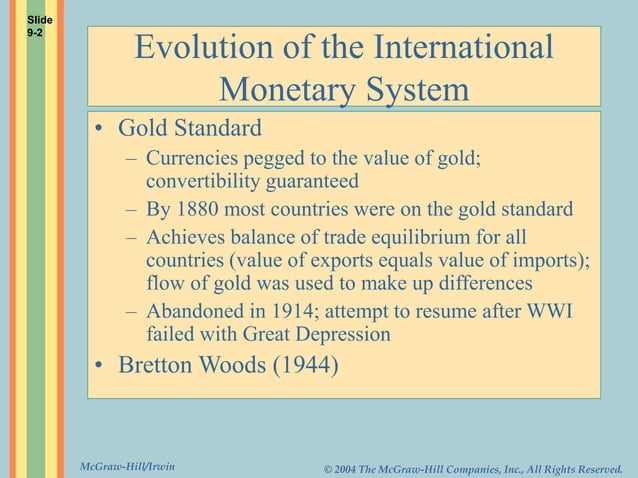 International Monetary Systme - Global Monetary.ppt