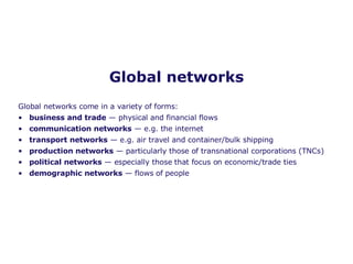 Global Networks | PPT
