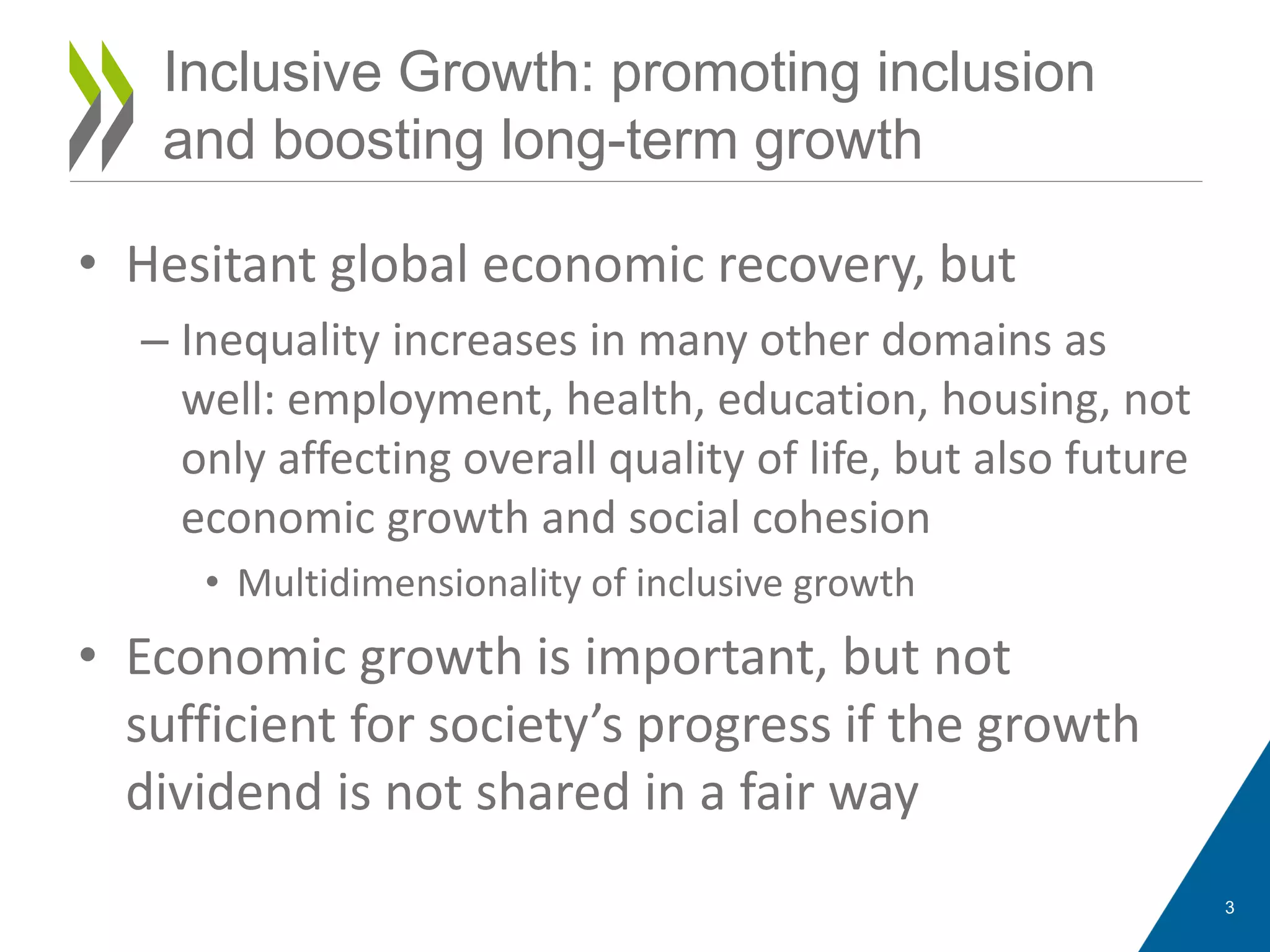 The role of education and skills in promoting inclusive growth | PPT