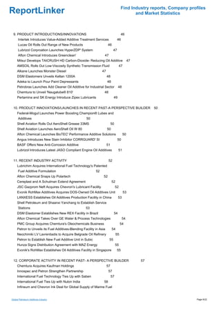 Global Petroleum Additives Industry | PDF