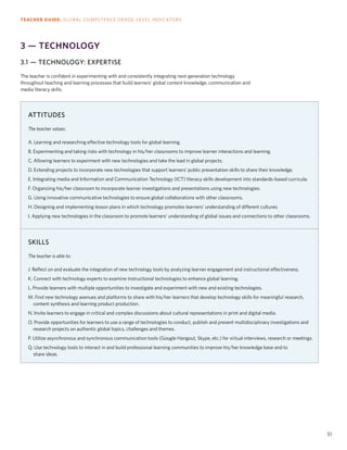 Global ready teacher competency framework standards and indicators ...