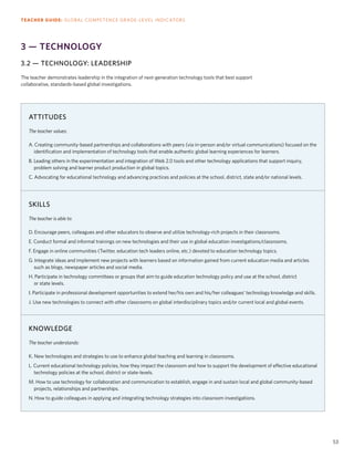 Global ready teacher competency framework standards and indicators ...
