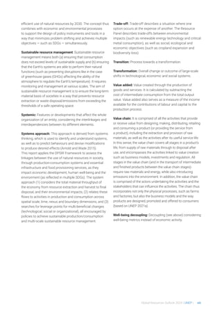 UNEP Global Resource Outlook 2024 - Full report | PDF
