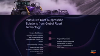 Dust Suppression on Autonomous Mines & Haulage Systems | PPTX ...