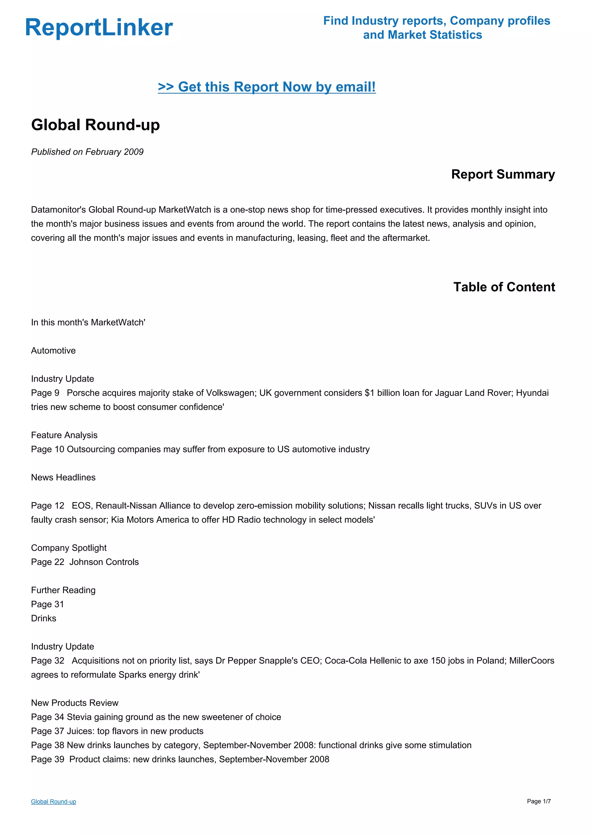 Global Round-up | PDF