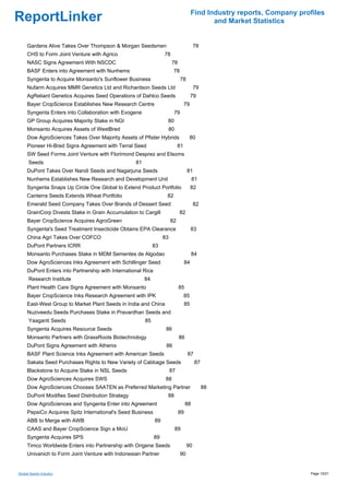 Global Seeds Industry | PDF