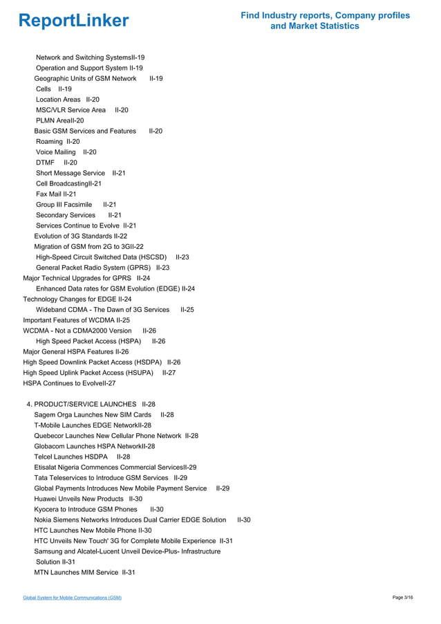 Global System for Mobile Communications (GSM) | PDF