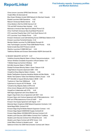 Global System for Mobile Communications (GSM) | PDF