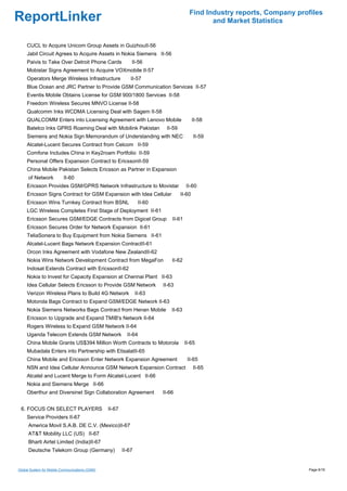 Global System for Mobile Communications (GSM) | PDF