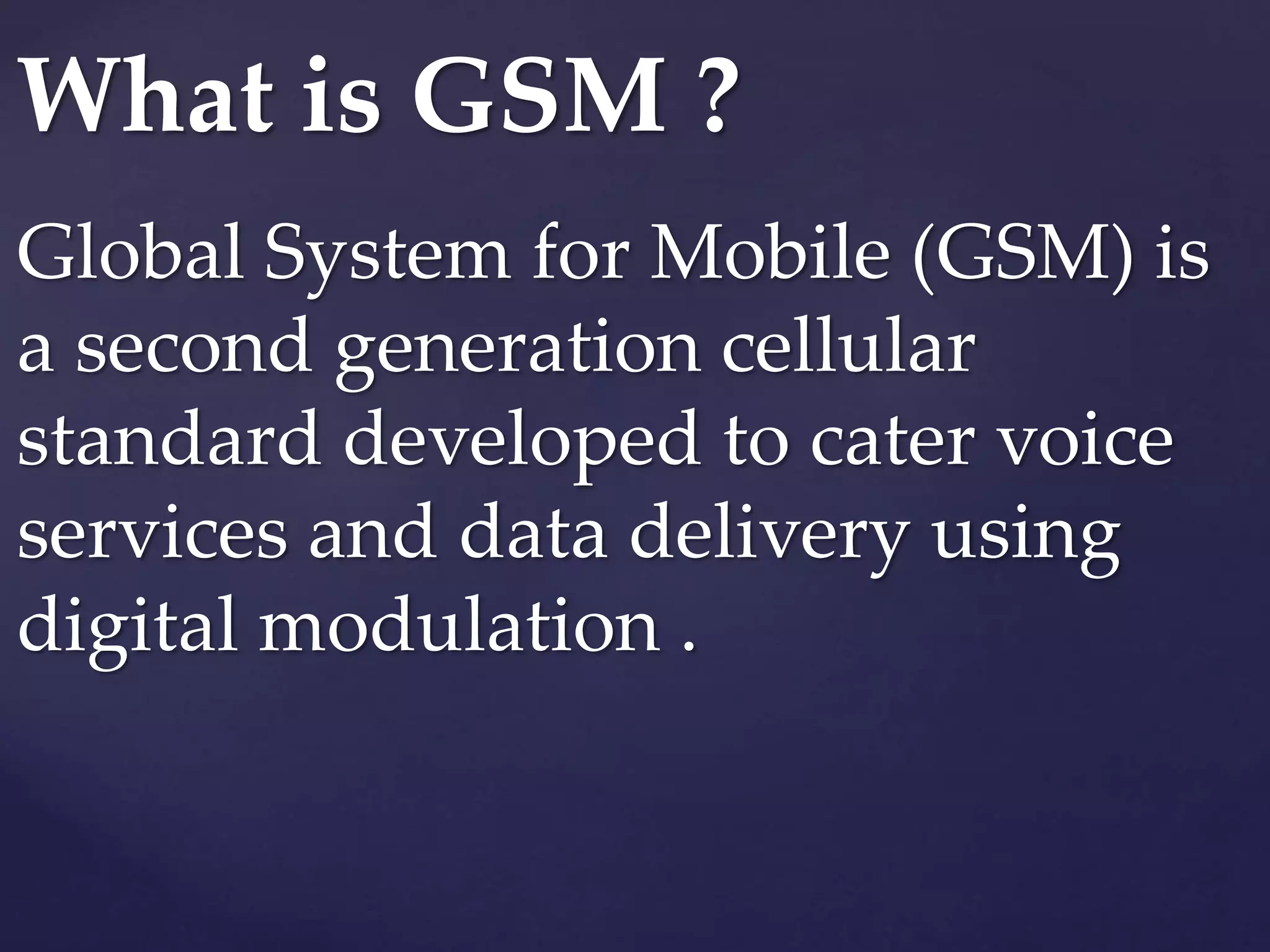 Global system-for-mobile-gsm | PPT
