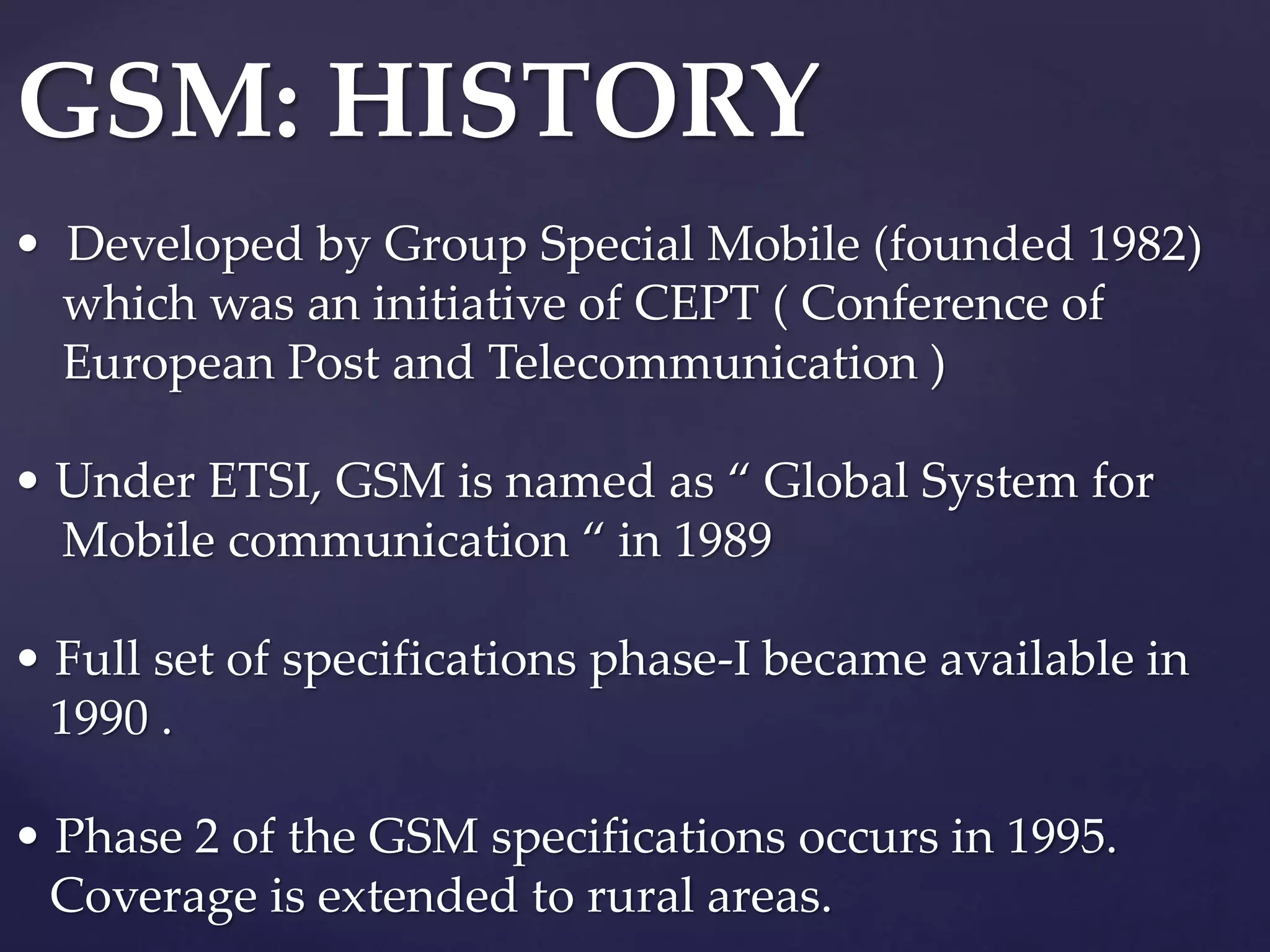 Global system-for-mobile-gsm | PPT