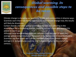 Global warming | PPTX