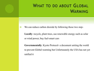 Global warming | PPT