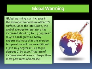 Global WarNing Ppt | PPTX