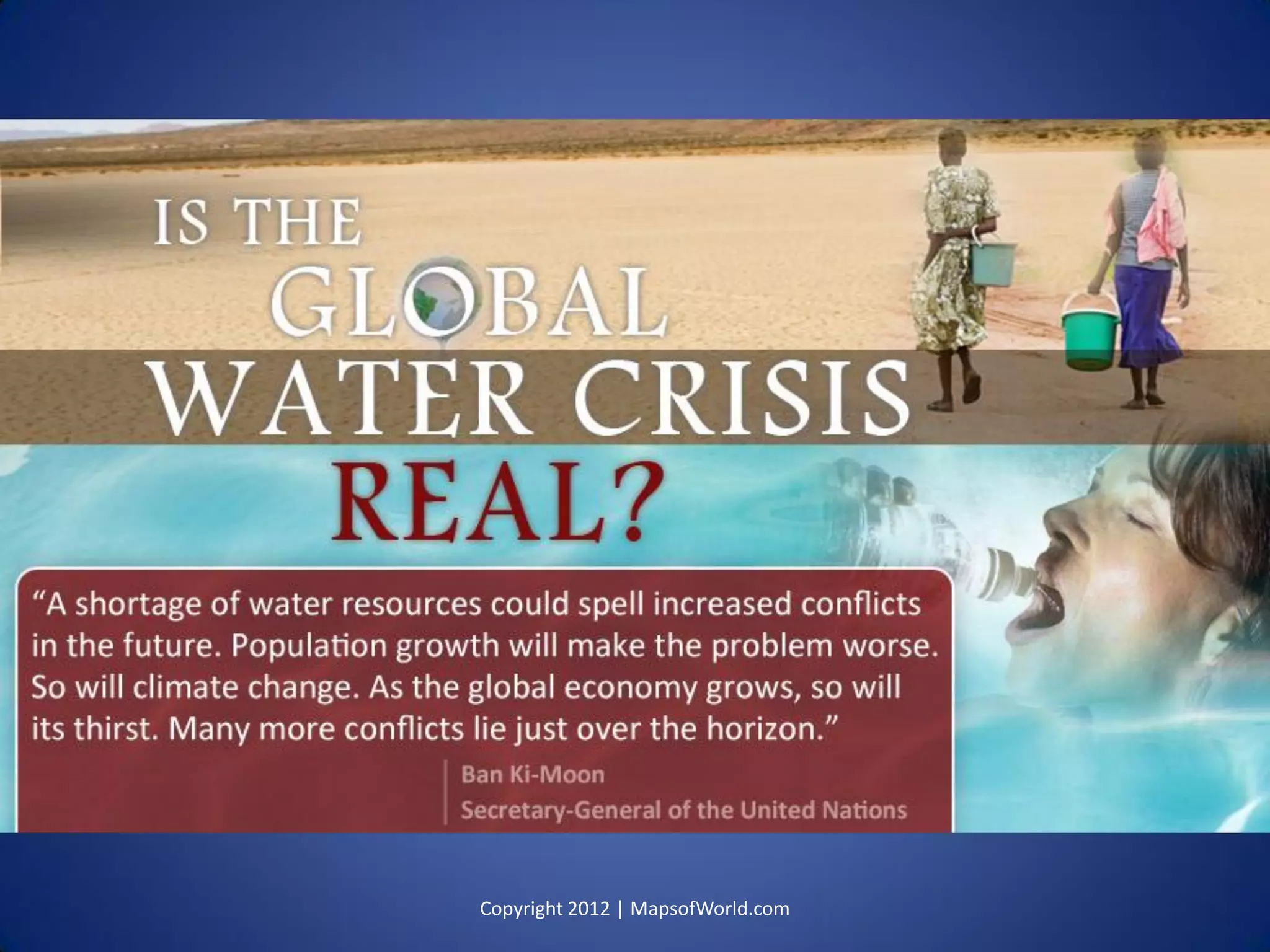 Is The Global Water Crisis Real? - Facts & Infographic PDF | PDF | Science