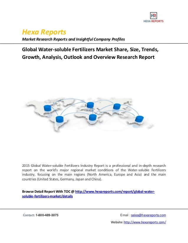 Global water-soluble-fertilizers- market- share Global water-soluble-fertilizers- market- share