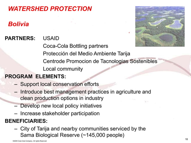 Global Water Stewardship and the Coca-cola Company | PPT