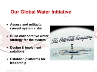 Global Water Stewardship and the Coca-cola Company | PPT