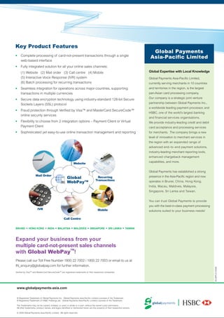 Global Web Pay | PDF