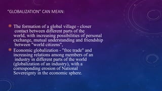 GLOBALIZATION The Contemporary World.pptx
