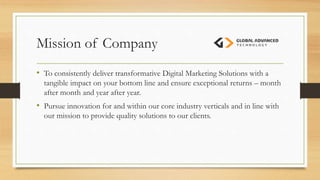 Global advanced technology digital marketing services | PPT