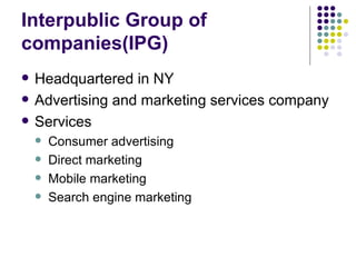 Global advertising companies | PPT