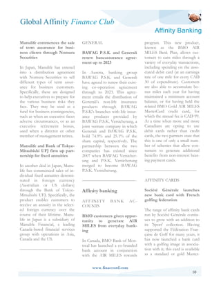 Global affinity finance club summer 2012 | PDF | Credit Cards ...