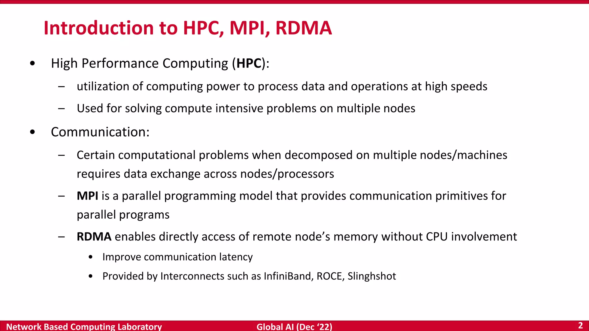 Designing High Performance And Scalable Middleware For Hpc Ai And Data