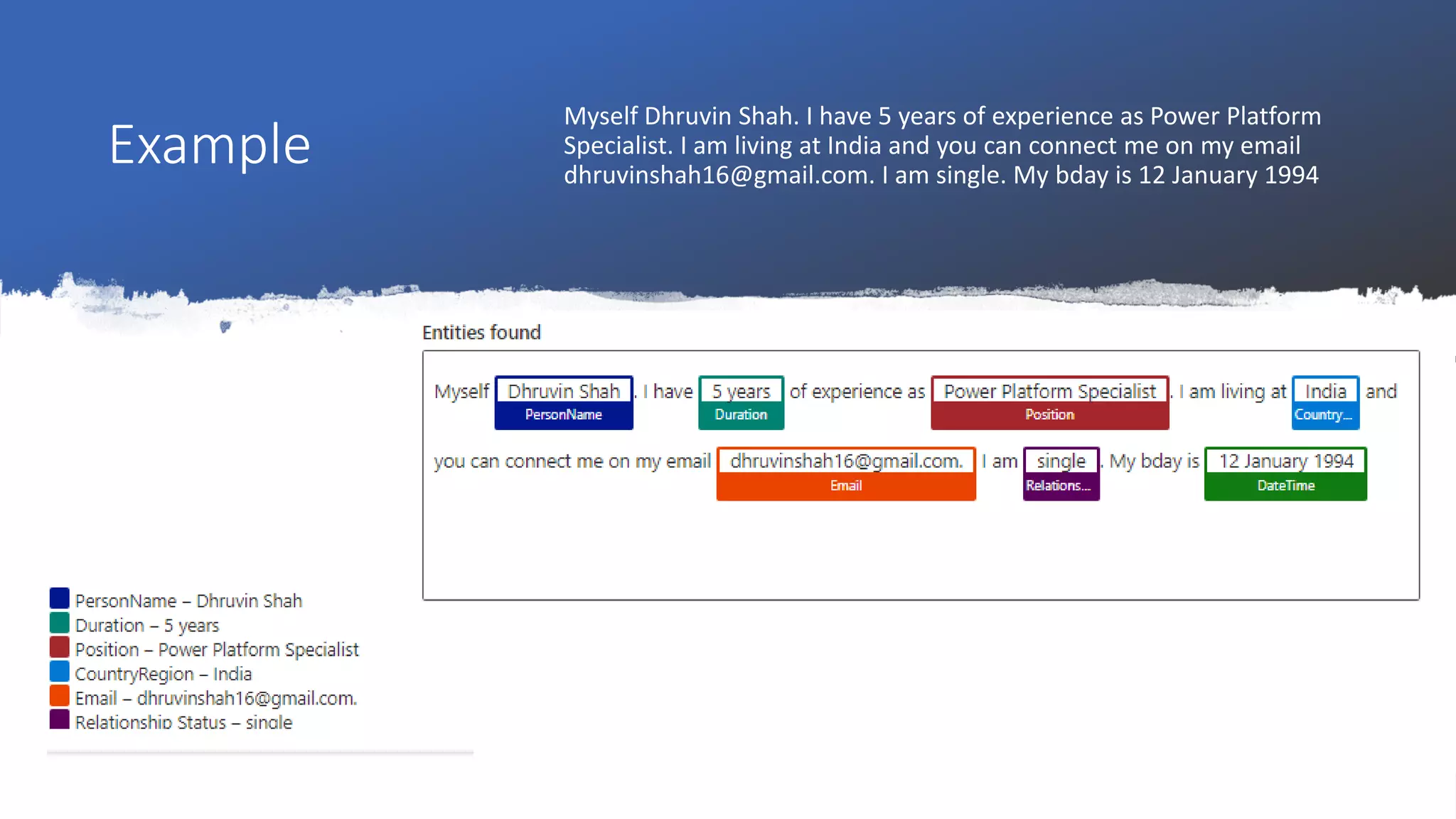 Ai In Power Apps Perform Entity Extraction For Your Data Ppt