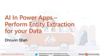 AI In Power Apps – Perform Entity Extraction for your Data | PPT