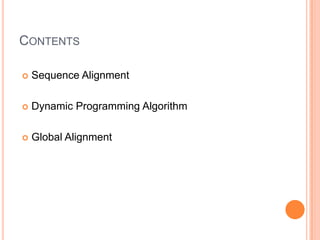 Global alignment | PPTX