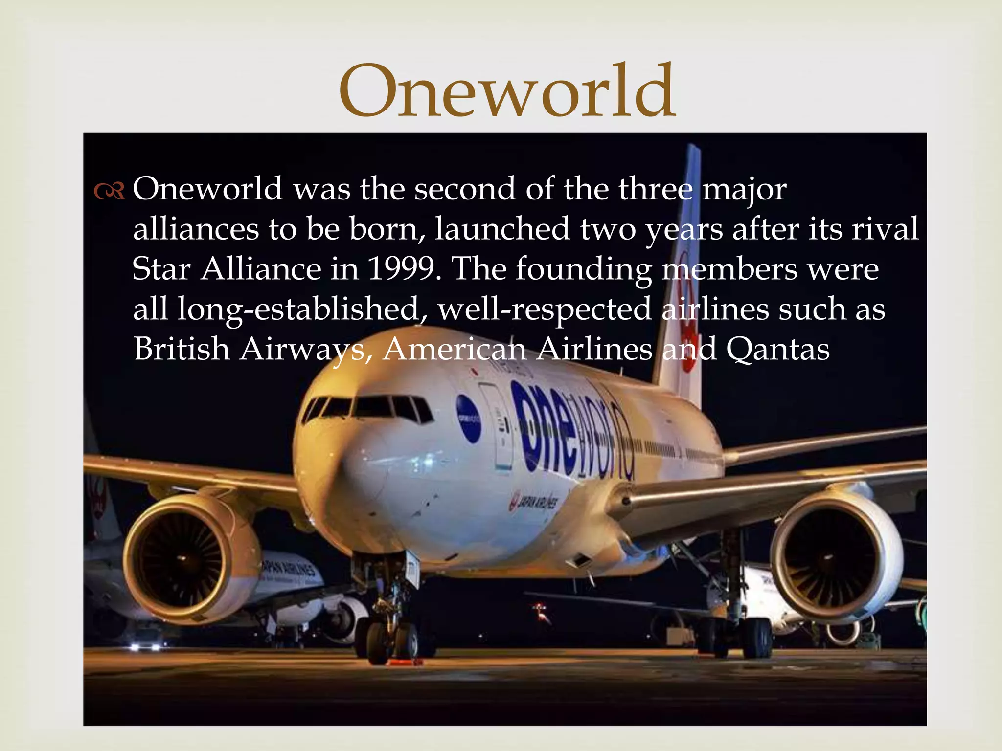 Global Alliances of Airlines by Kalyan S Patil | PPTX