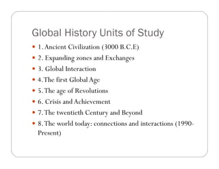 Global and geography regents study | PDF