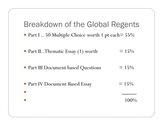 Global and geography regents study | PDF