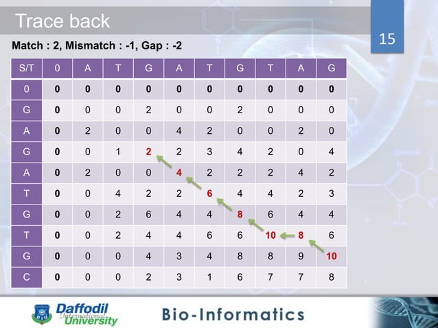 Global and local alignment (bioinformatics) | PPTX
