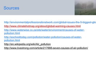 Global and local environmental problems | PPT