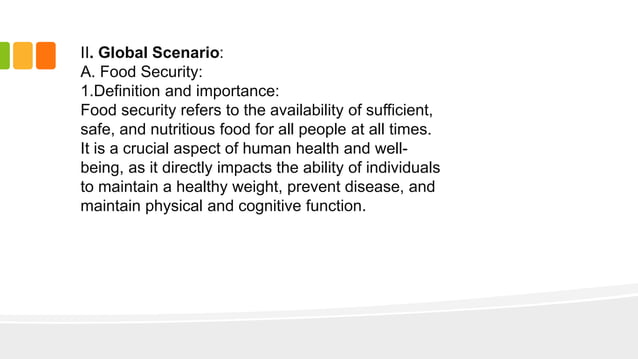 GLOBAL AND LOCAL SCENARIO OF FOOD AND NUTRITION.pptx