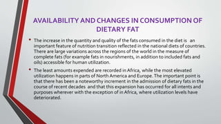 Global and regional food consumption patterns and trends | PPT