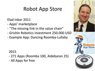 Global App and Cap stores for Robots | PPT