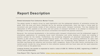 Automated Fare Collection Market PPT: Overview, Dynamics, Trends ...