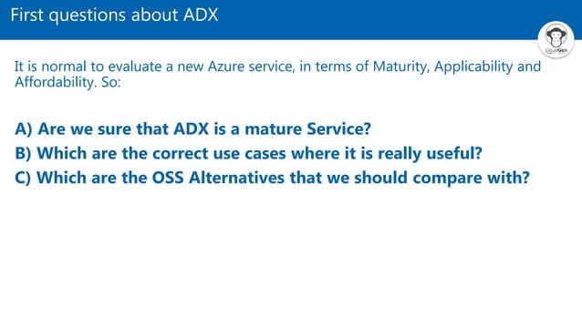 Time Series Analytics Azure ADX | PPTX