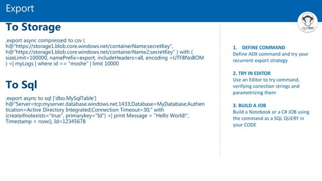 Time Series Analytics Azure ADX | PPTX