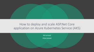 Global azurebootcamp2019vancouver aks_presentation_by_ashprasad_arjavprasad | PPT
