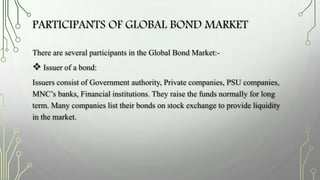 Global bond market | PPTX